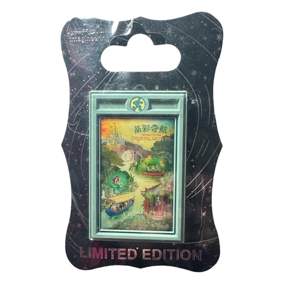Disney | Other | 27 Disney Wdi Shanghai Disneyland Attraction Poster Pin Crystal Grotto | Poshmark